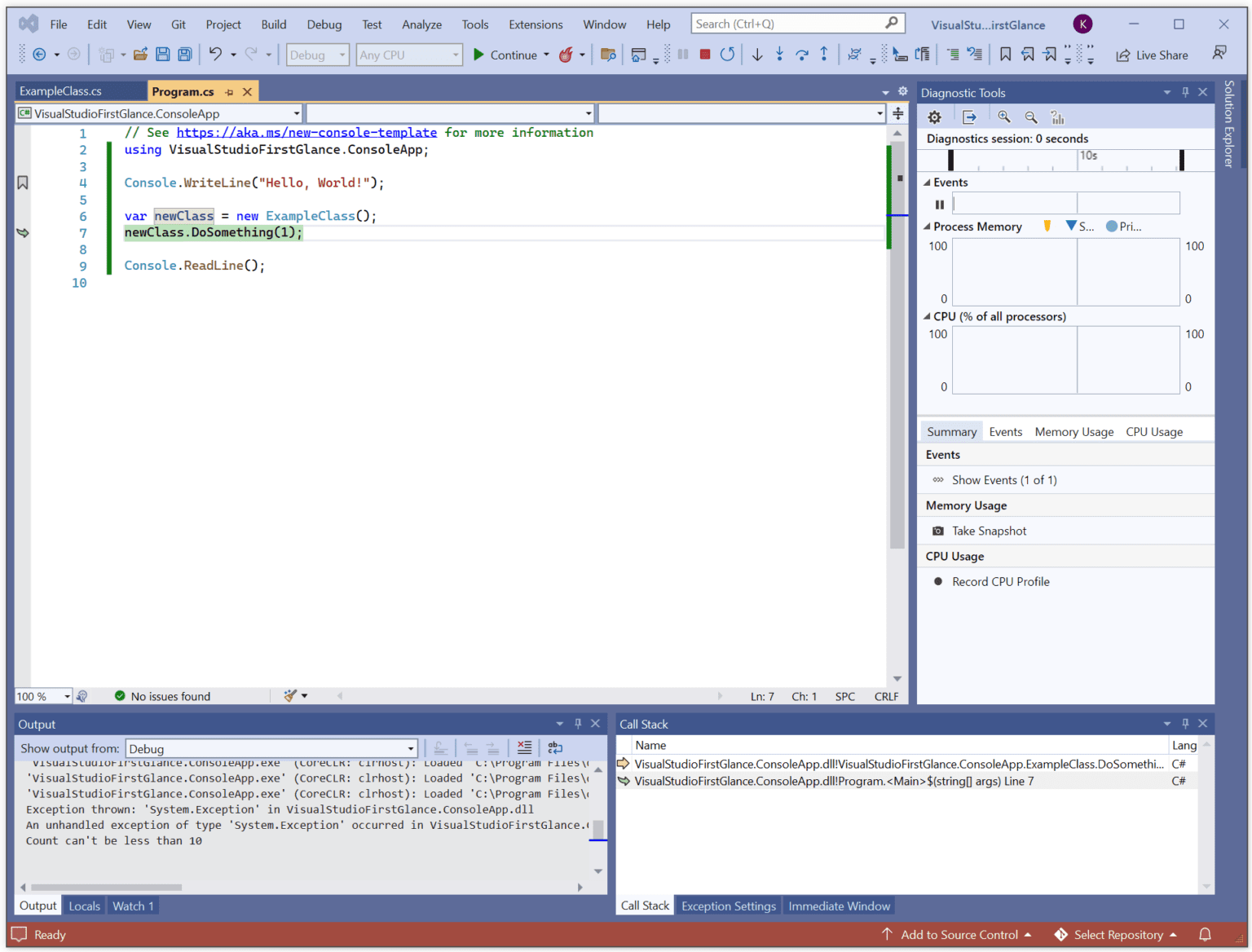 Tutorial: Microsoft Visual Studio for beginners