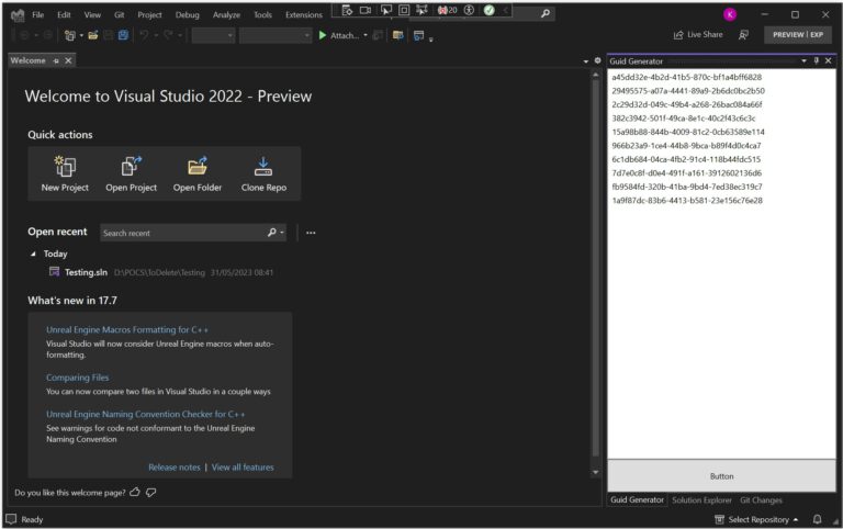 Visual Studio › Kens Learning Curve