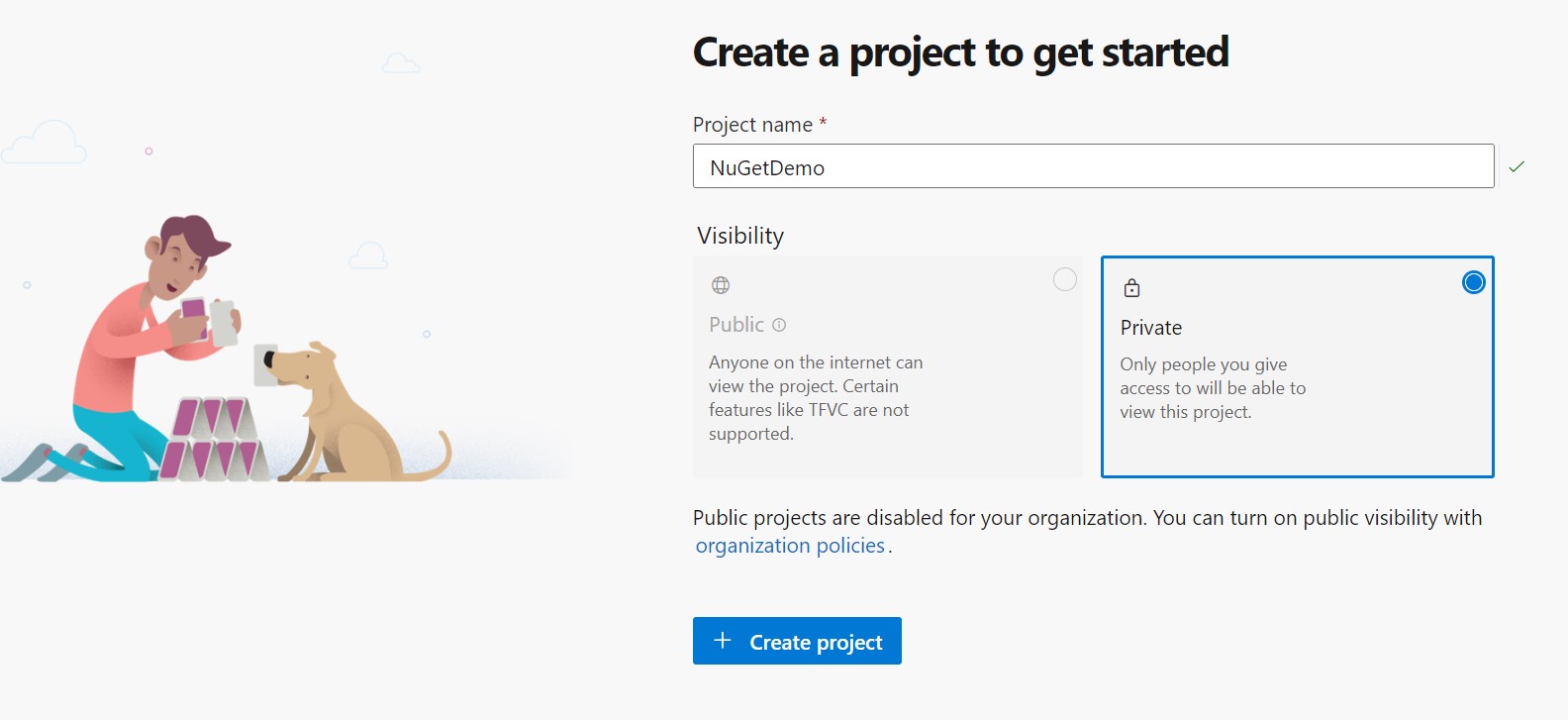 Private NuGet Repository With Azure DevOps Artifacts