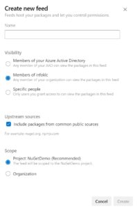 Private NuGet Repository With Azure DevOps Artifacts