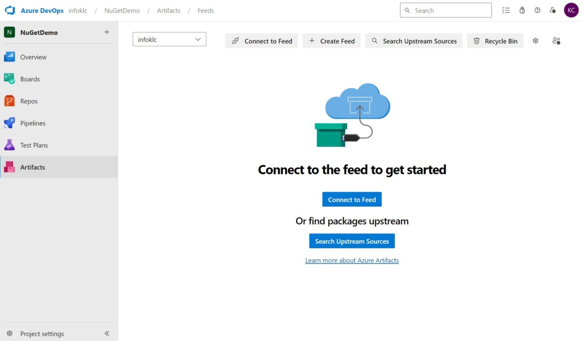 Private NuGet Repository With Azure DevOps Artifacts