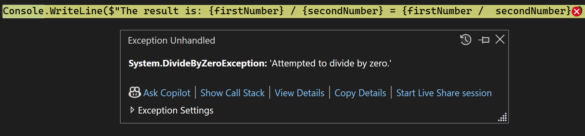 Exception Handling In C# - Tutorial - Kens Learning Curve